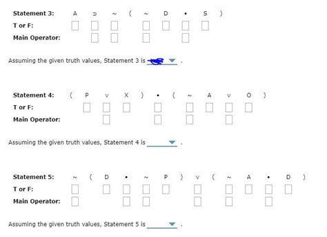 Solved Calculate The Truth Value For Each Compound Chegg Com