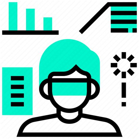 Analysis Data Engineering Man Robotic Simulation Icon Download On Iconfinder