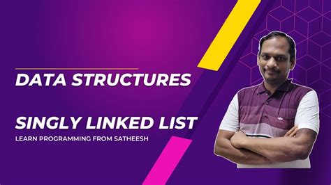 Data Structures Singly Linked List Youtube