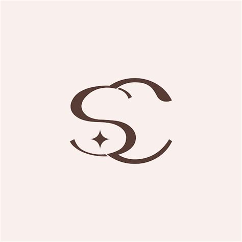 Premium Vector Beauty Fashion Elegant Monogram Cs Or Sc