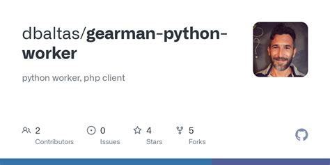 github dbaltas gearman python worker python worker php client