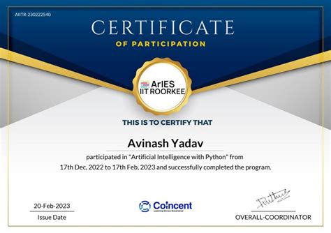 avinash yadav on linkedin coincent iitroorkee coincent aries