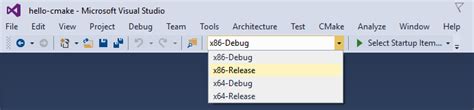 Microsoft Visual Studio Cmake Sekabite