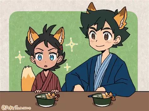 Ash Ketchum And Goh Pokemon And More Drawn By Pokesumomo Danbooru