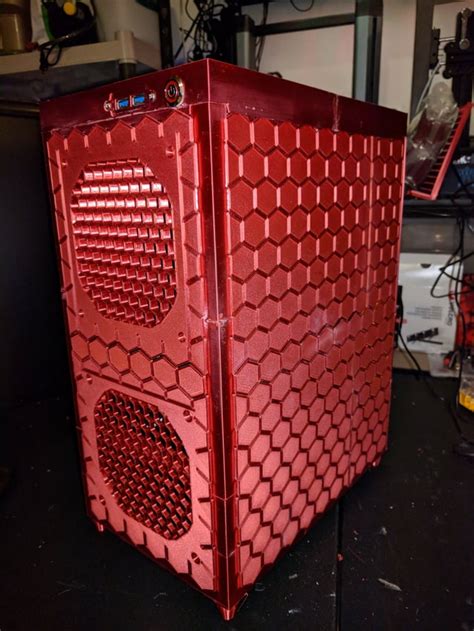 My 3d Printed Computer Case Using Red Shiny Pla R 3dprinting
