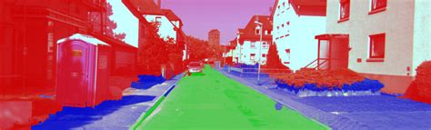 5 the figure depicts a semantic segmentation of the scene using the