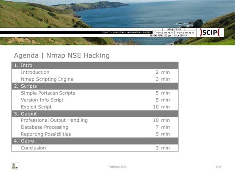 PPT Nmap NSE Hacking For IT Security Professionals PowerPoint Presentation ID 3345127