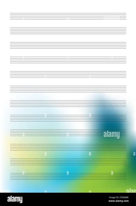 Melody Note Template Colorful Abstract Background Stock Vector Image And Art Alamy