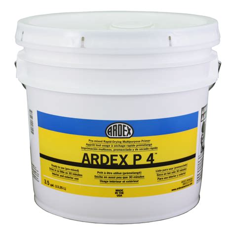 Ardex P 4™ Pre Mixed Rapid Drying Multipurpose Primer 3 5 Gal