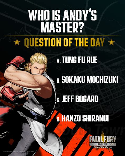 Kof Show Us Your Andy Bogard Knowledge Fatalfury Facebook