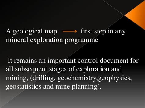 Geological Mapping In Exploration Geology Surface And Subsurface