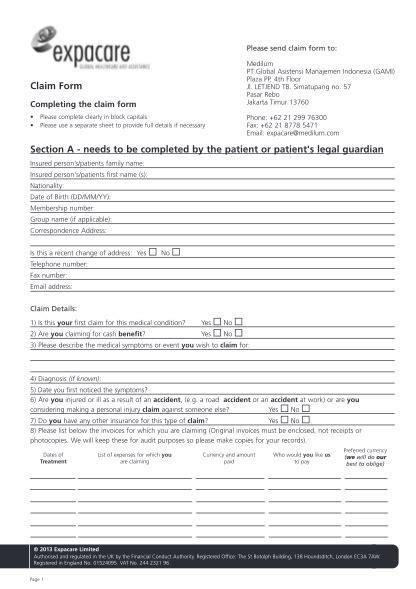 17 General Reimbursement Form Free To Edit Download And Print Cocodoc
