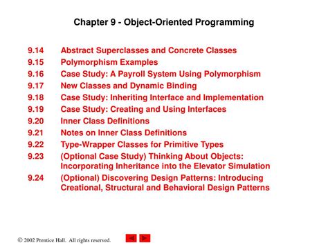 ppt chapter 9 object oriented programming powerpoint presentation