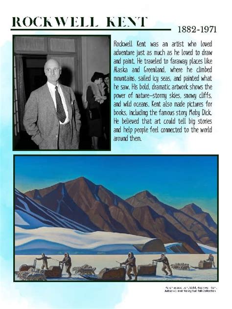 Rockwell Kent Project North American Artist Tissue Paper Art By Msolgaart