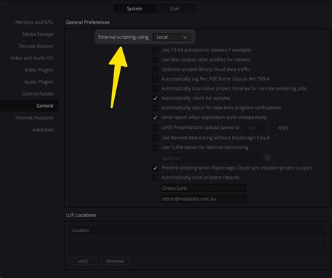 Enable External Scripting