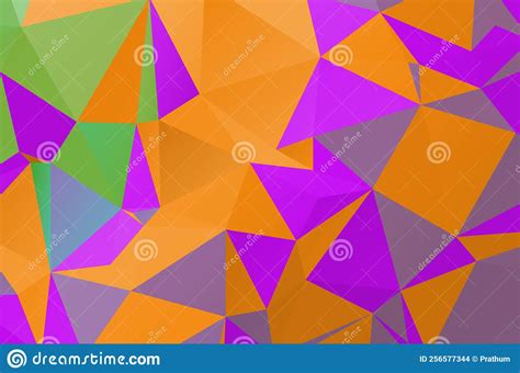 Colorful Abstract Geometric Background With Triangular Polygons Colorful Mosaic Of Triangle