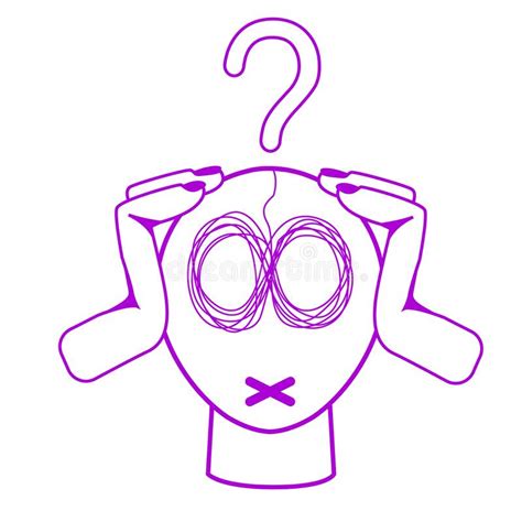 Existential Crisis Search For The Meaning Of Life Stock Vector