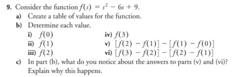 Solved 9 Consider The Function F 3 52 65 9 A