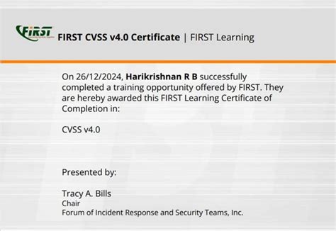 Hari Krishnan Rb On Linkedin Cybersecurity Cvss Vulnerabilityassessment