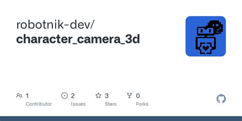 Github Robotnik Dev Character Camera D