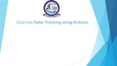 Sun Tracking Solar Panel Presentation Ppt