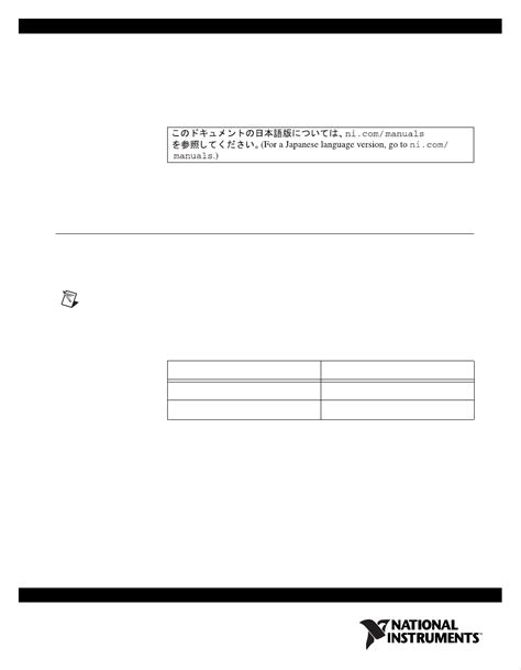National Instruments Ni Usb 6008 Ni Usb 6009 User Manual