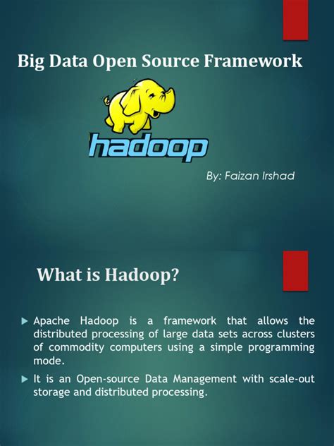 Big Data Open Source Framework Hadoop Pdf Apache Hadoop Map Reduce