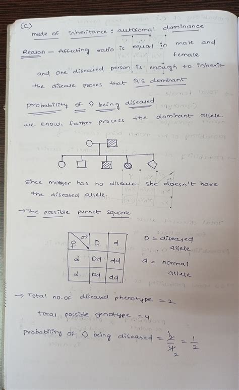 [solved] i for each of these three pedigrees determine the likely
