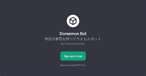 Doraemon Bot Ai Tool For Thematic Conversations