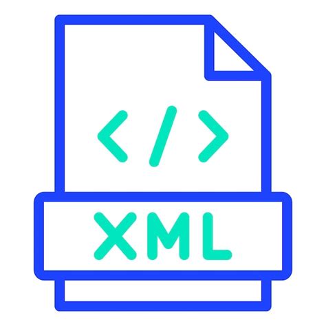 Premium Vector Xml Vector Icon Design Illustration
