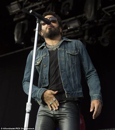 Lenny Kravitz Goes Commando And His Leather Trousers Split Open During