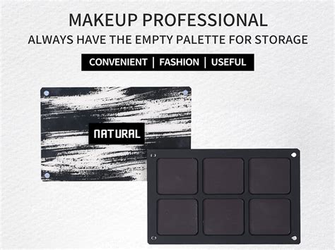 6 Colors Diy Eyeshadow Natural