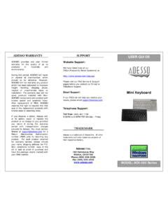 Mini Keyboard Adesso Mini Keyboard Adesso Pdf PDF4PRO