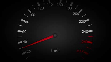 Car Speedometer Pointer High Speed Loop 1618965 Stock Video At Vecteezy