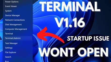 fix windows terminal v1 16 won t open and startup issue youtube