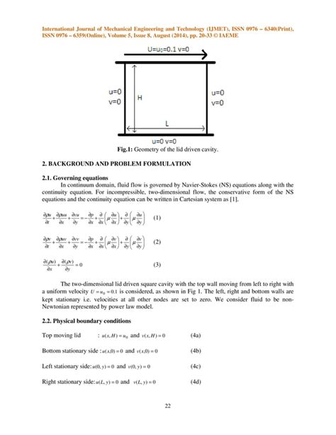 Lattice Boltzmann Simulation Of Non Newtonian Fluid Flow In A Lid