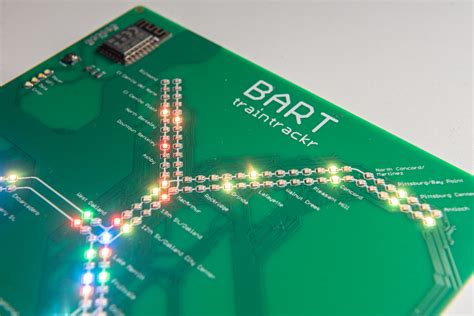 Bart San Francisco Bay Area Traintrackr Live Led Maps