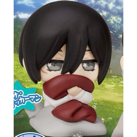 Aot Mikasa Ackerman Onemutan Chibi Collectible Figure By Stasto X Attack On Titan Shopee