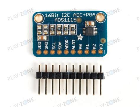 Play Zone CH Adafruit ADS Bit ADC Ch W Gain Amplifier