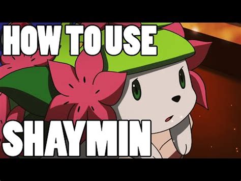 Pokémon How To Use Shaymin Shaymin Moveset Pokemon Omega Ruby And