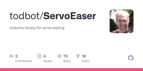GitHub Todbot ServoEaser Arduino Library For Servo Easing
