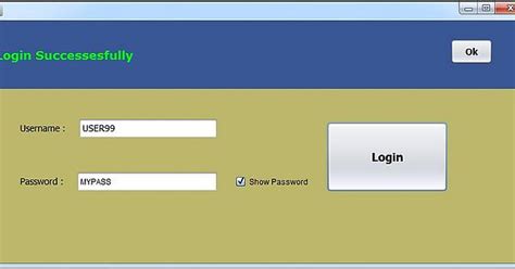 Java How To Create Login Form With Mysql Database In Java Using