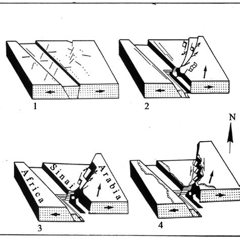 A Along A Strike Slip Fault The Deformation Type And Kind Of Fault Download Scientific