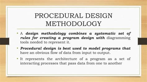 Software Design Methodologies And Testing Pptx