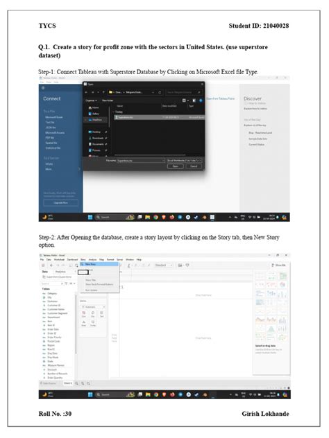 Tableau Practical Yashkamble Pdf Databases Information Technology