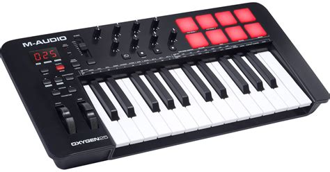 M Audio Oxygen 25 Key Usb Midi Keyboard Controller Oxygen25mkv
