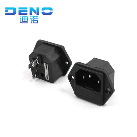 Universal V A AC Power Socket With Fuse Rocker Switch China Outlet Socket And AC Socket