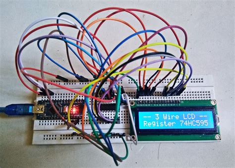 3 Wire Lcd Shift Register 74hc595 Arduino Dicky Bmz
