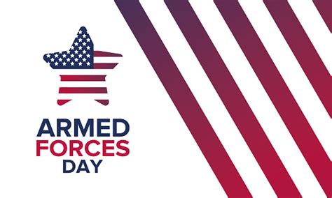 5 월의 군대의 날 휴일은 미국에서 매년 축 하 합니다 군대의 남성과 여성에 게 특별 찬사 포스터 카드 배너 및 배경 벡터 일러스트 0명에 대한 스톡 벡터 아트 및 기타