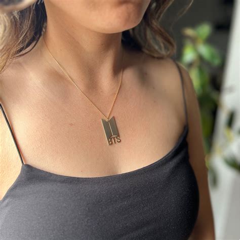 Bts Necklace Bts Army Necklace Namjoon Jimin Taehyung Jungkook Bts